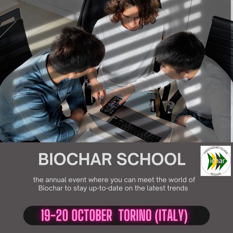 7th Biochar School - International Biochar Initiative